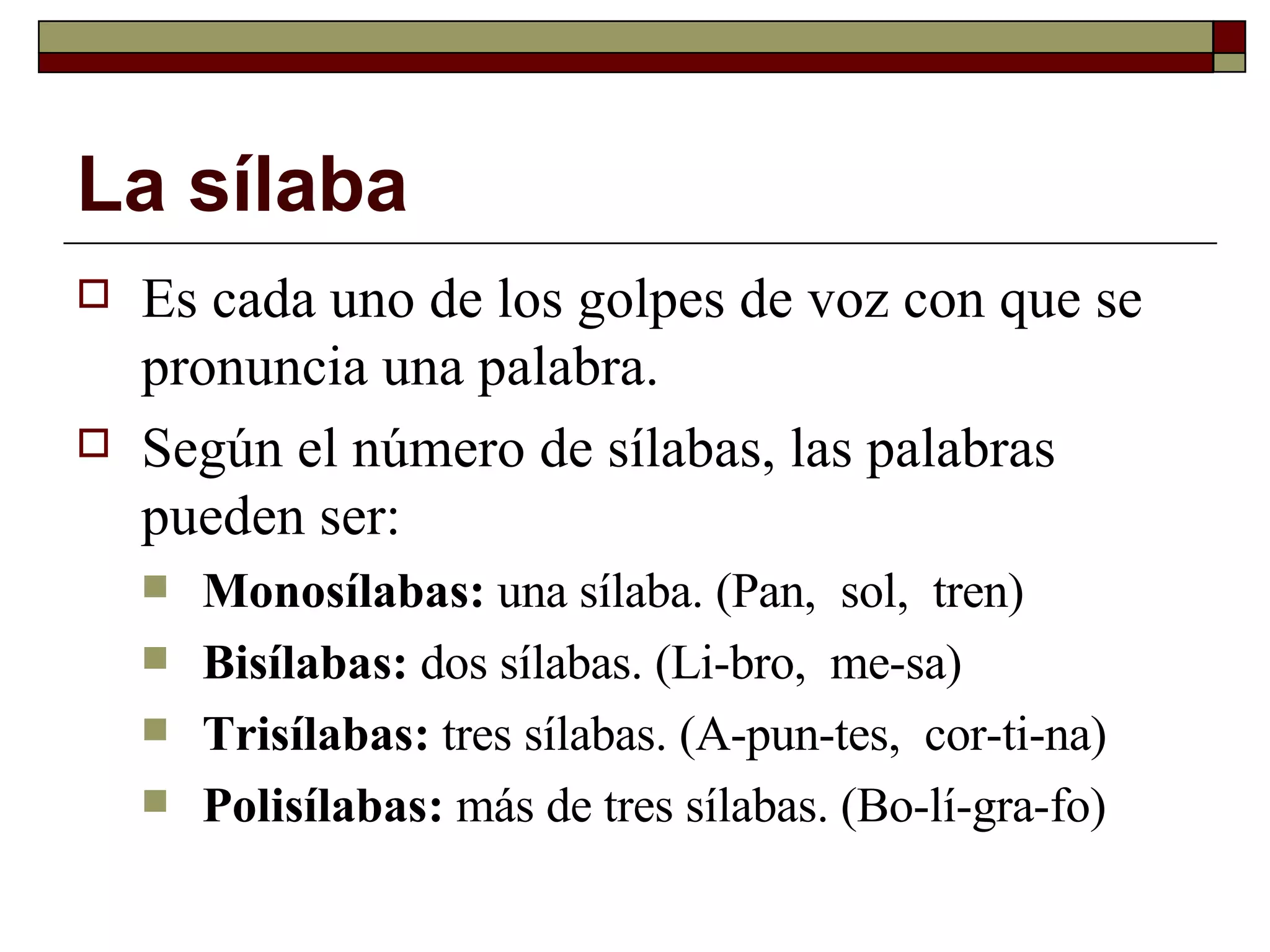 Fonemas, letras y sílabas | PPT