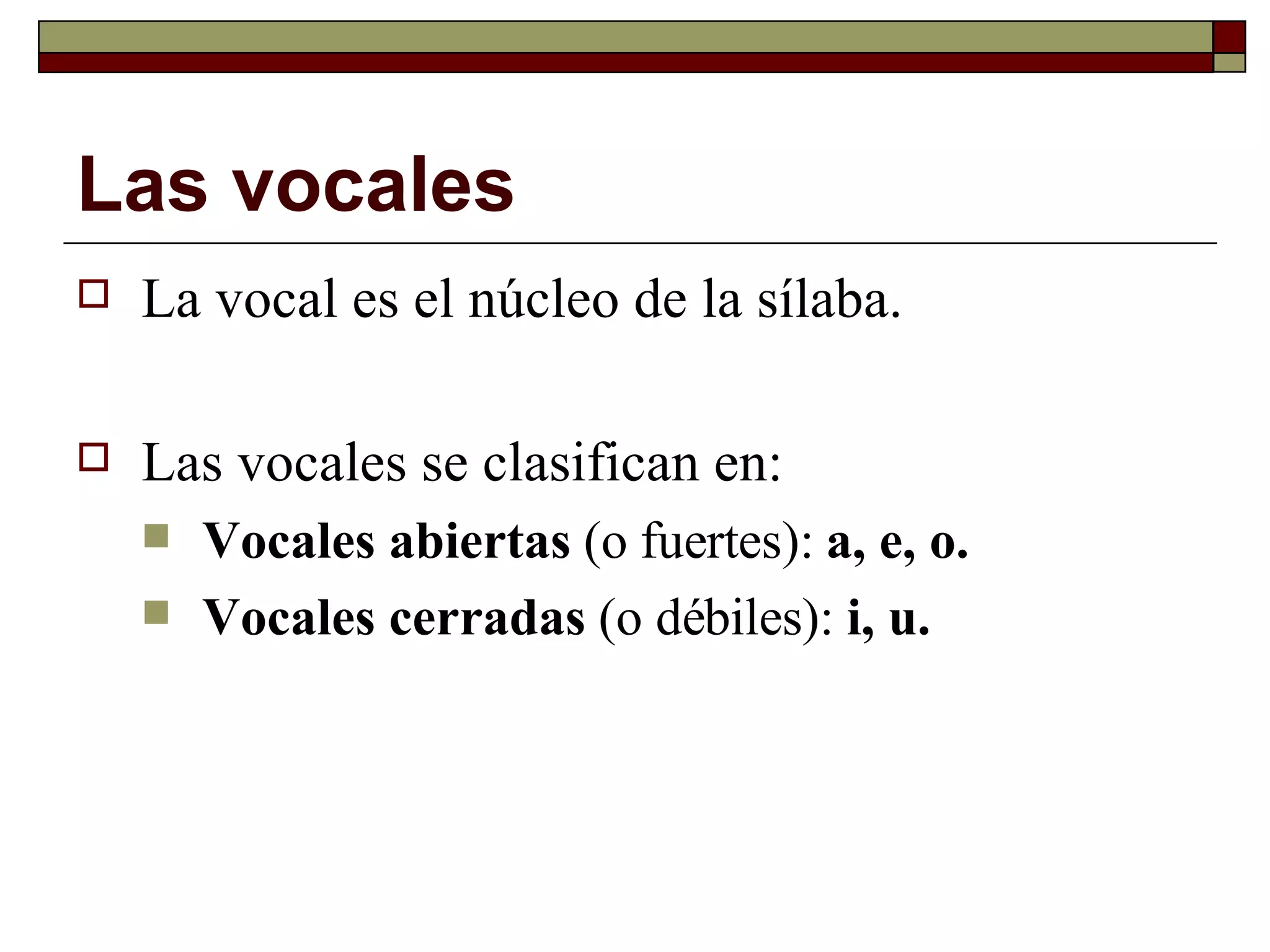 Fonemas, letras y sílabas | PPT