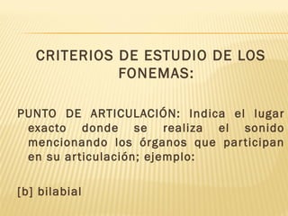 Fonema y sus relaciones | PPT