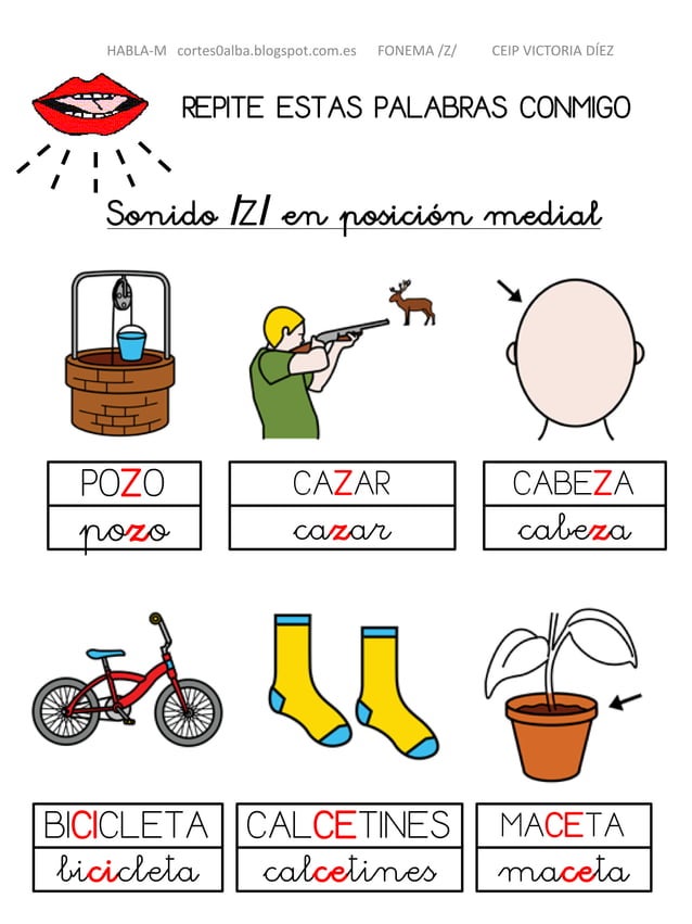 Proyecto HABLA-M: Fonema Z pdf | PDF