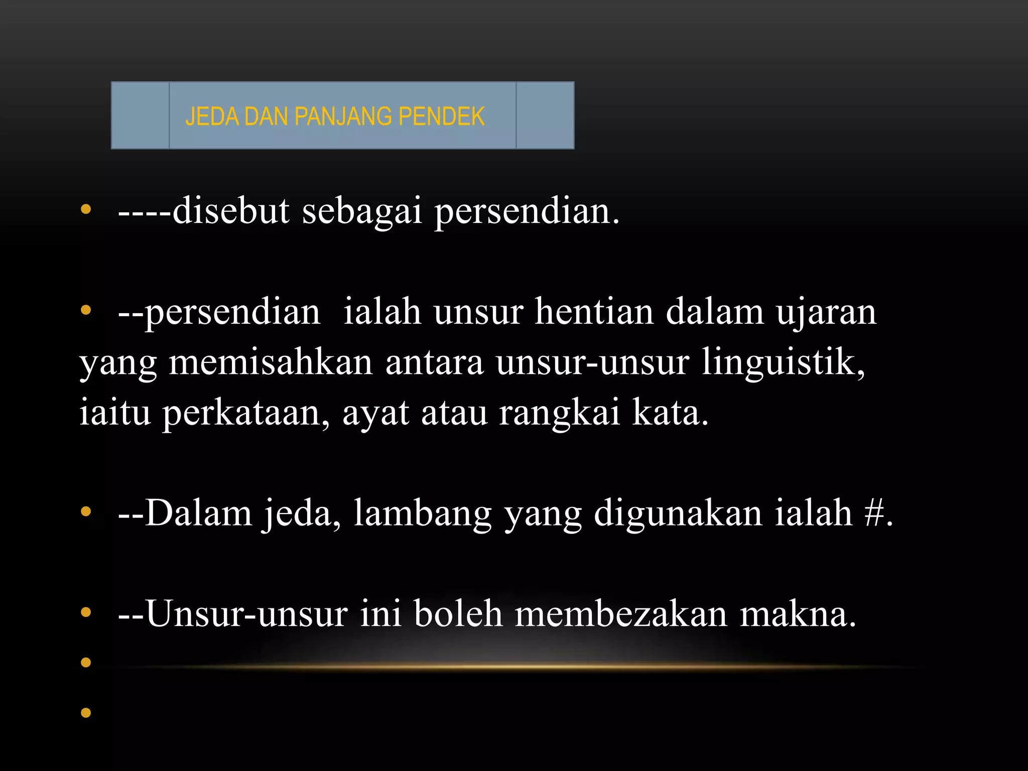 Fonem suprasegmental bahasa melayu | PPTX