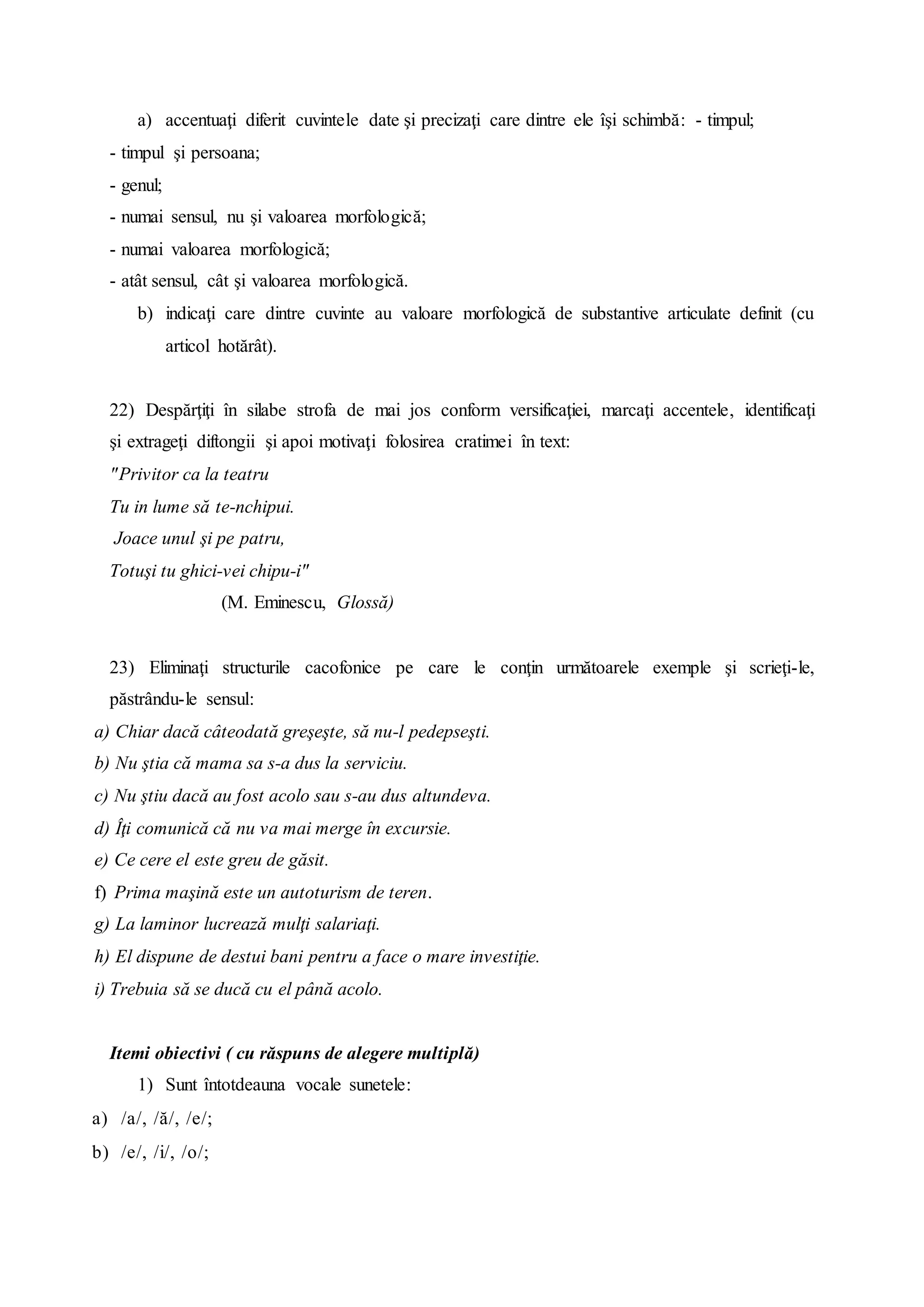 Foneticaexercitii (1) | DOCX