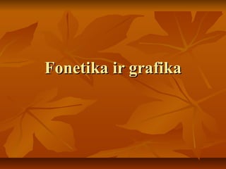 Fonetika | PPT