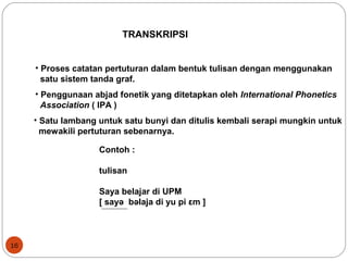 Fonetik dan fonologi | PPT