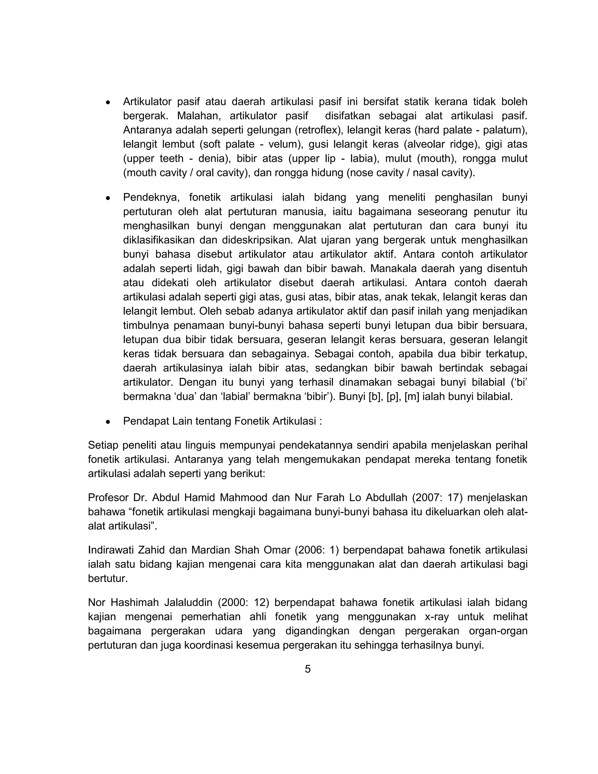 FONETIK DAN FONOLOGI (VOKAL & KONSONAN) | DOCX