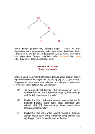 Fonetik dan fonologi pjj | DOC