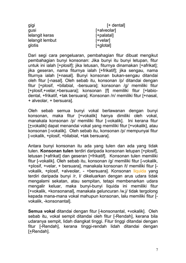 Fonetik dan fonologi pjj | DOC
