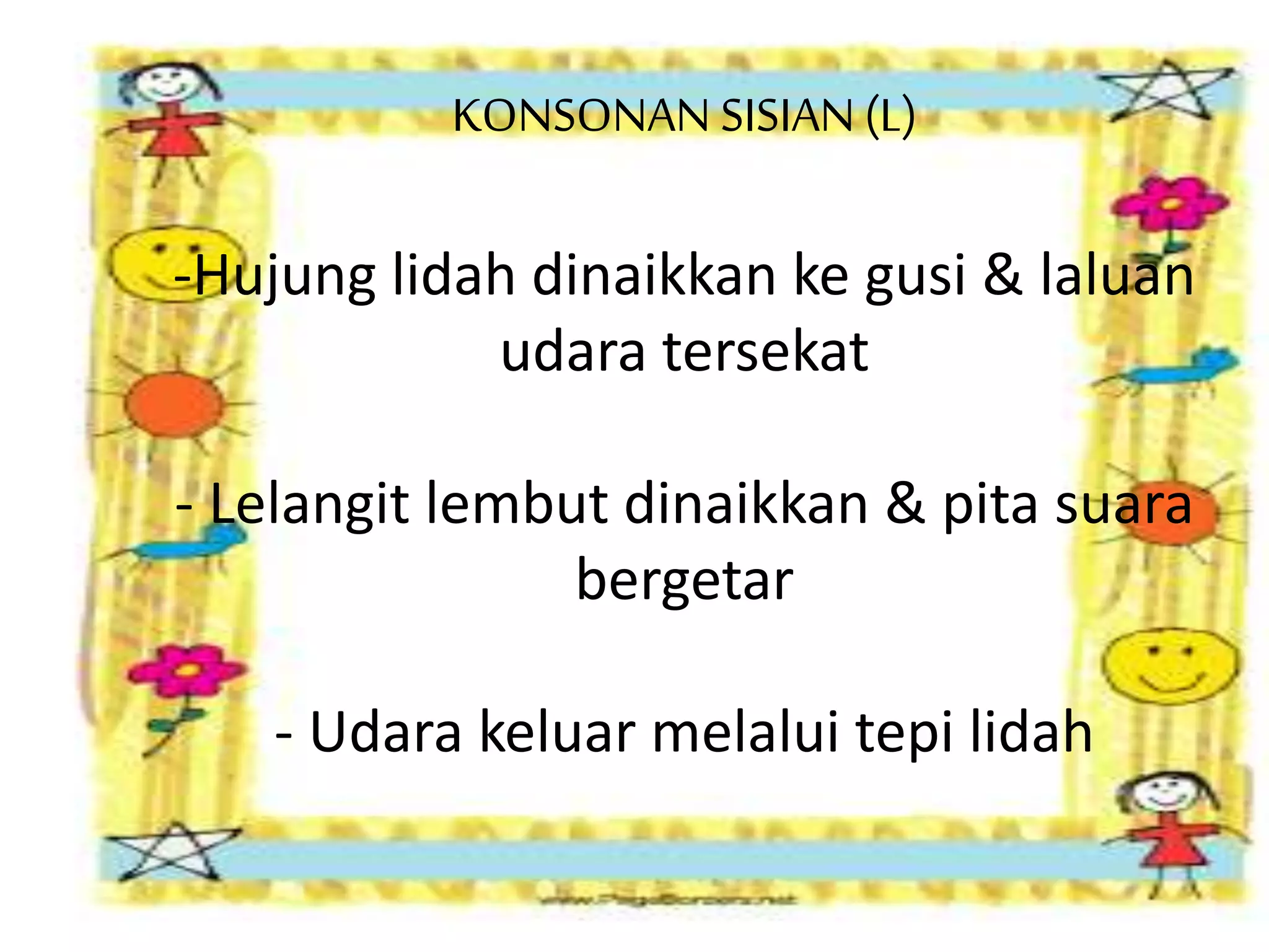 Fonetik & Fonologi : Bunyi Konsonan | PPTX