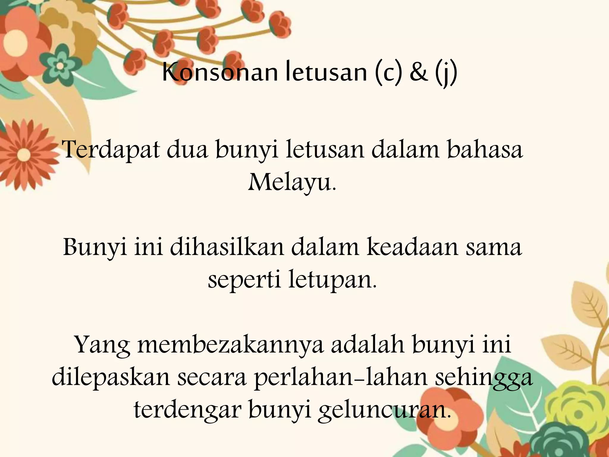 Fonetik & Fonologi : Bunyi Konsonan | PPTX