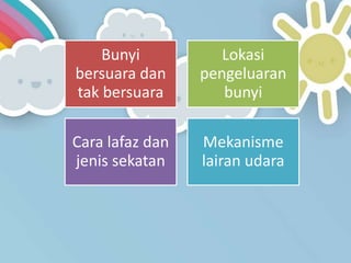 Fonetik & Fonologi : Bunyi Konsonan | PPTX