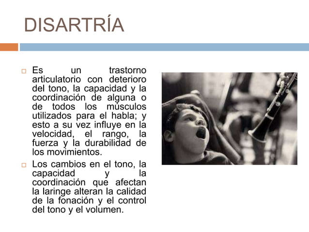 Foniatría para niños con disartria antes de los 3 años de edad | PPT
