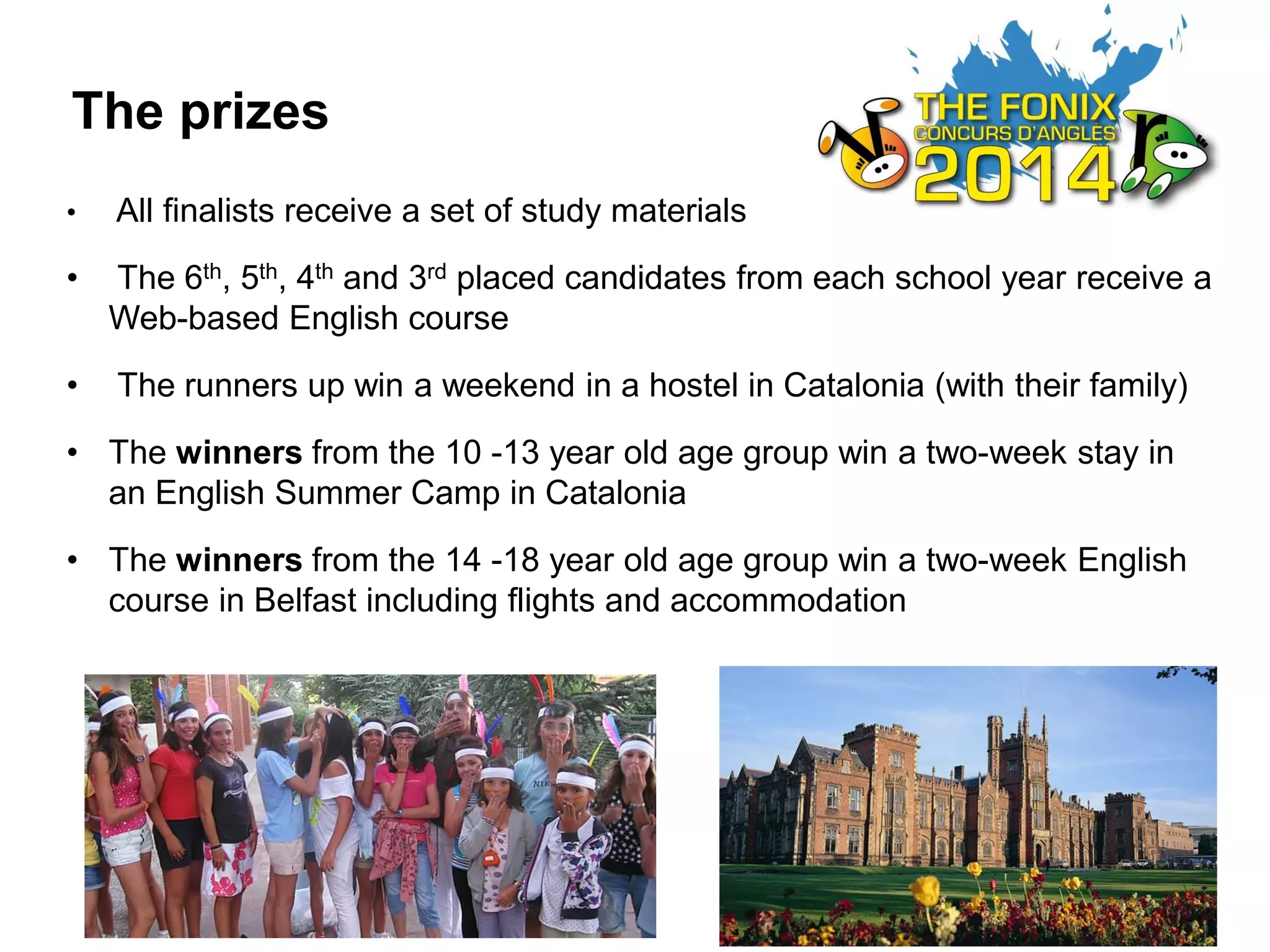 The FONIX - our English language competition | PPT