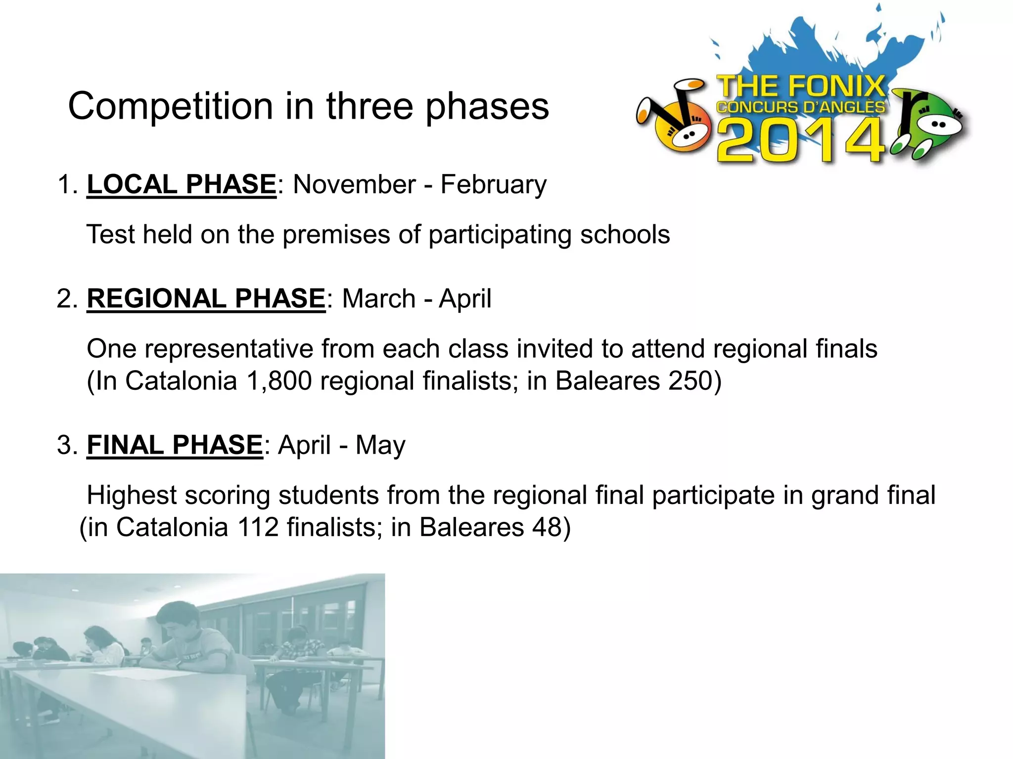 The FONIX - our English language competition | PPT