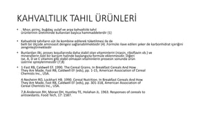 Fonksiyonel tahil ve bi̇leşenleri̇ | PPT