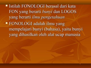 Yuk Ketahui Pengertian Serta Contoh Dari Fonologi,, 47% OFF