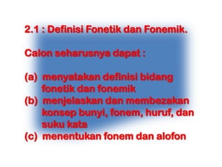 Fonologi | PPTX