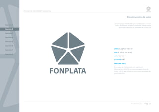Manual Imagen Corporativa desarrollado para FONPLATA. 2014 | PDF