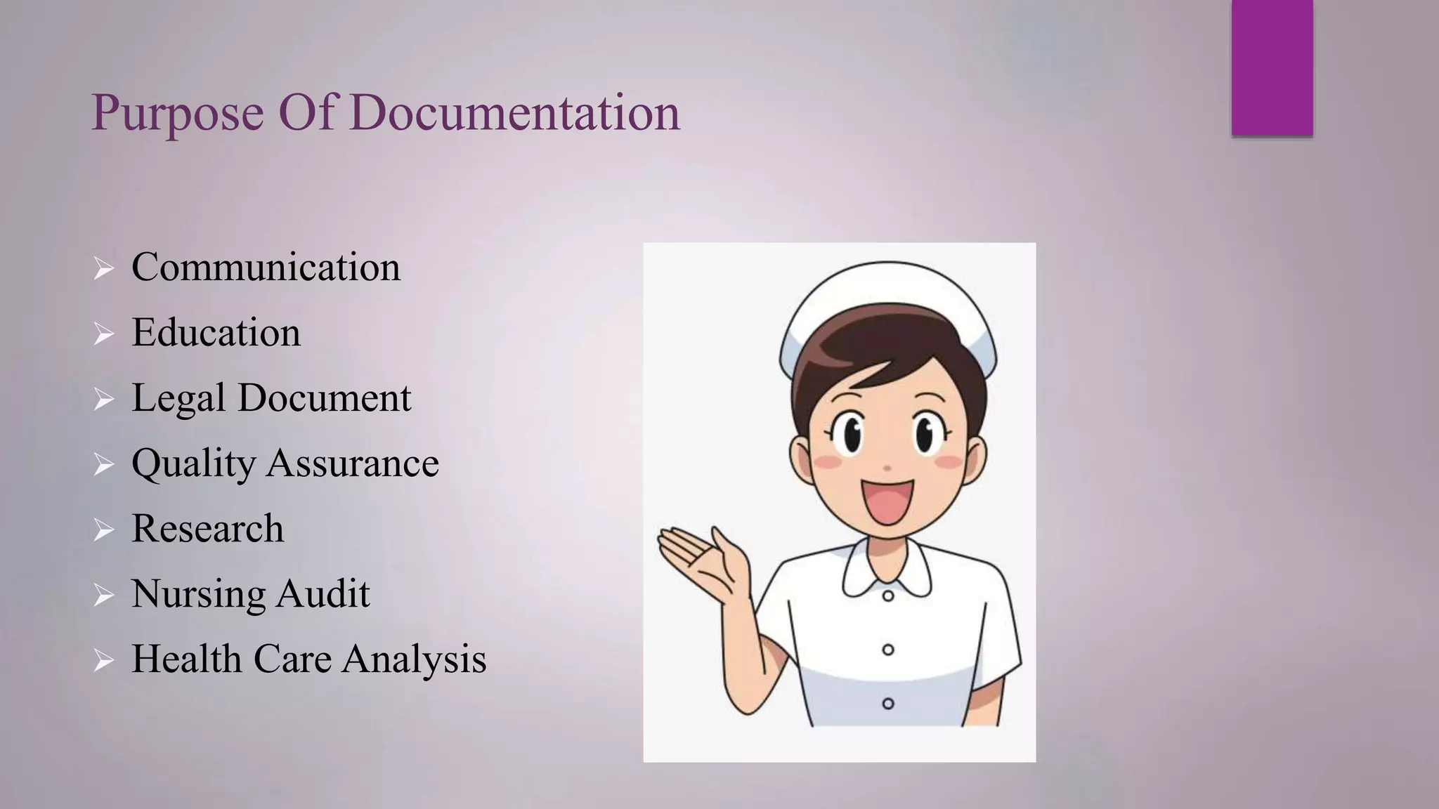 Nursing documentation ppt | PPTX