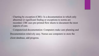 Nursing documentation ppt | PPTX