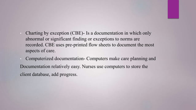 Nursing documentation ppt | PPTX