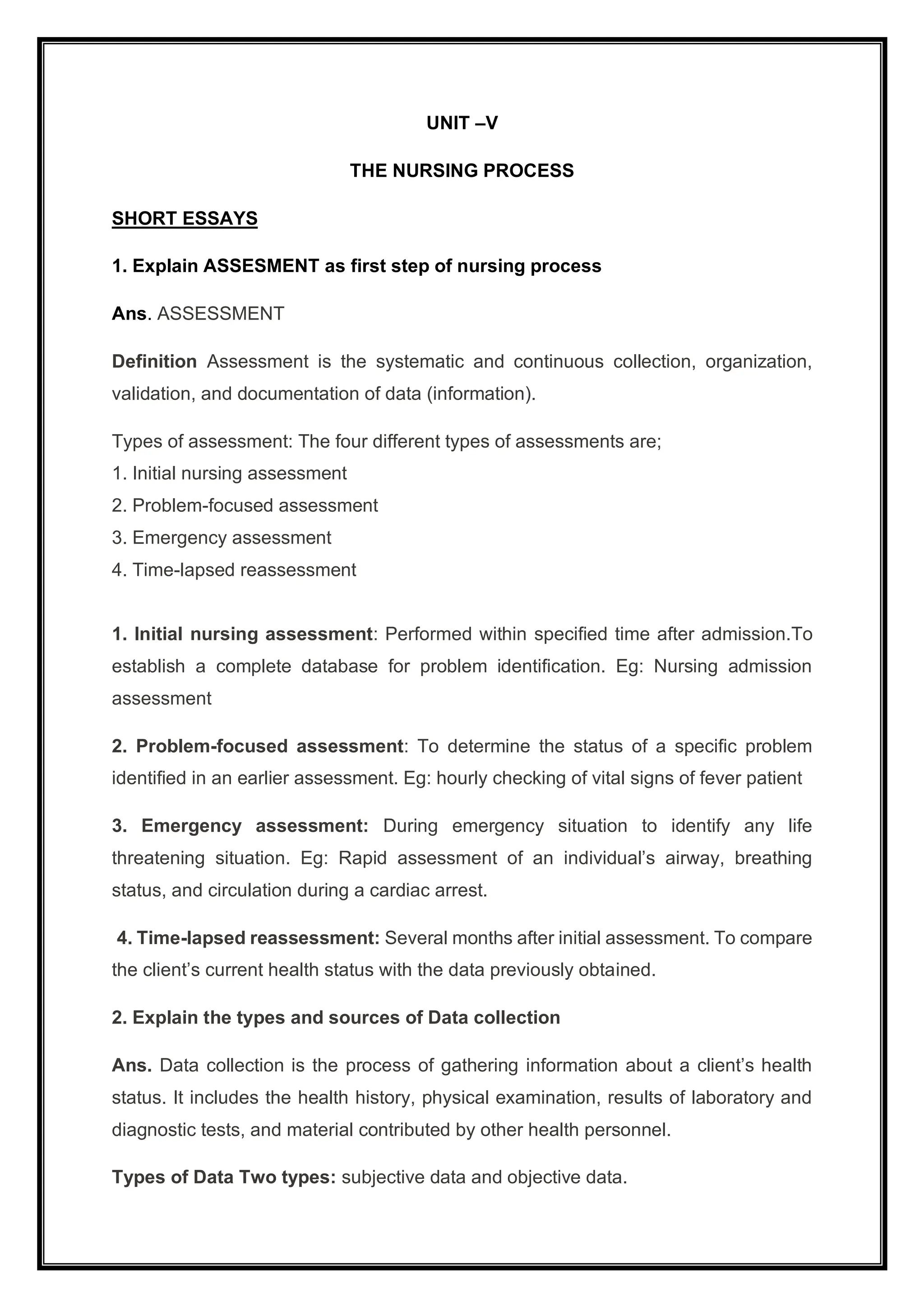 1ST YEAR B.SC NURSING FUNDAMENTAL NURSING BLUEPRINT QUESTION BANK ...