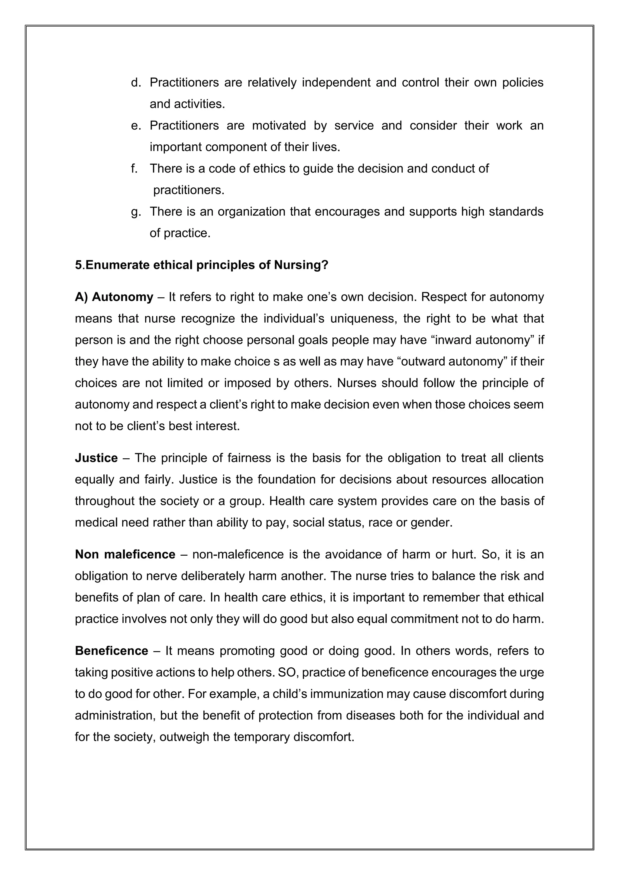 1ST YEAR B.SC NURSING FUNDAMENTAL NURSING BLUEPRINT QUESTION BANK ...