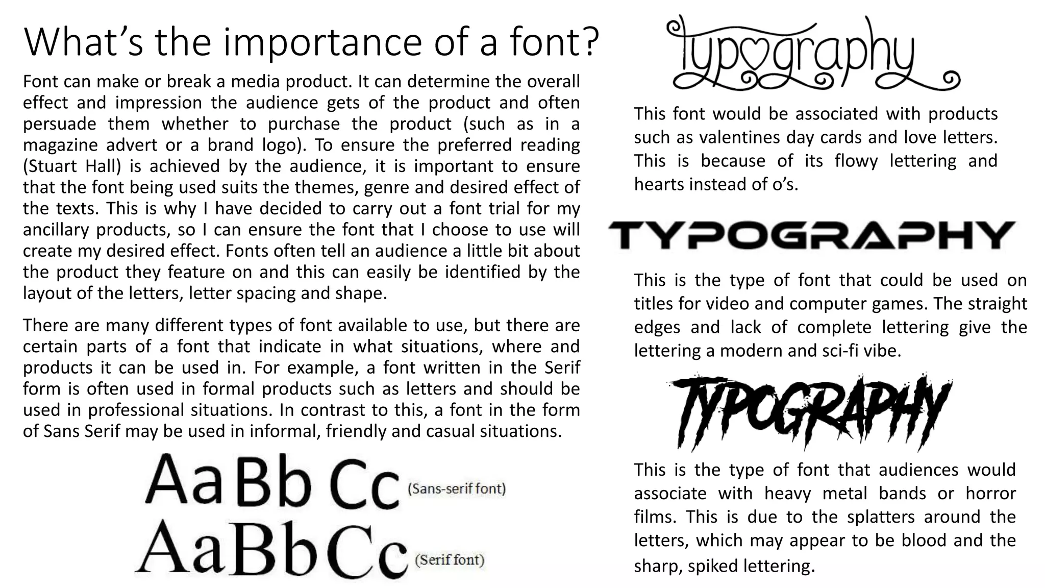 Font | PPT