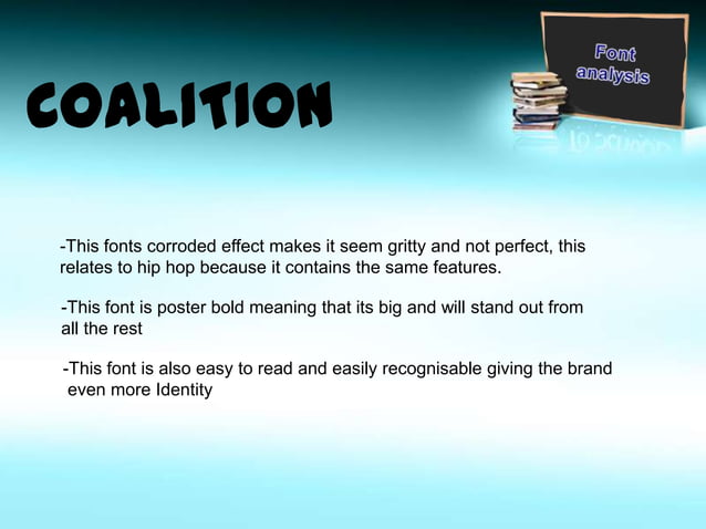 Font analysis | PPT