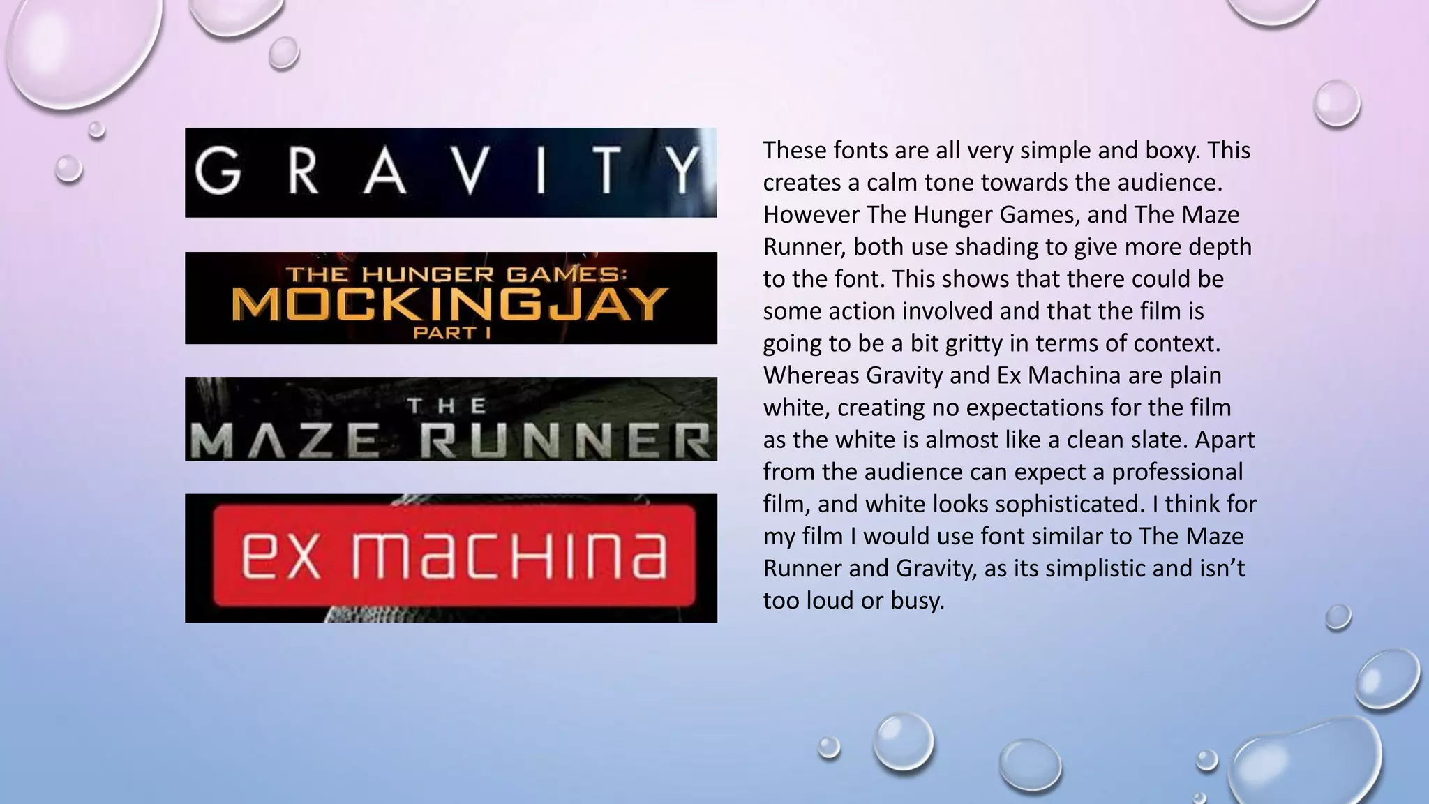 Font analysis | PPTX