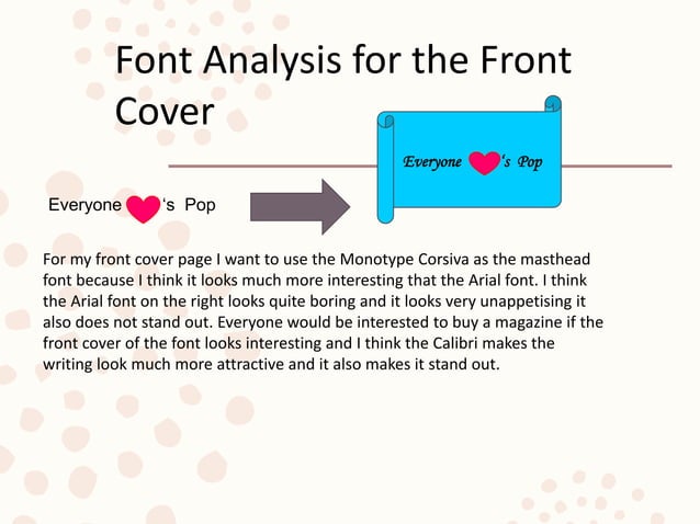 Font Analysis | PPT