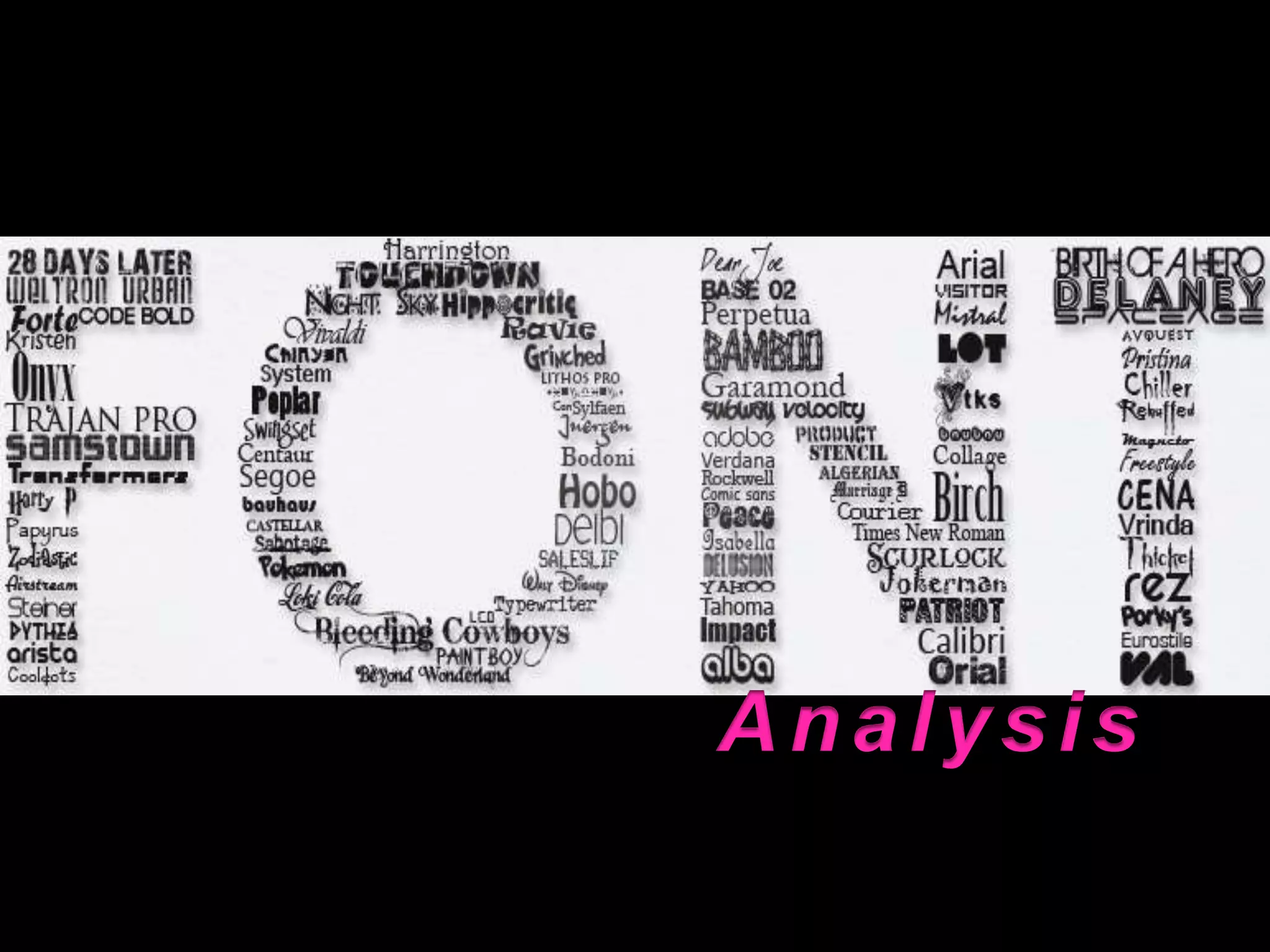 Font analysis | PPTX