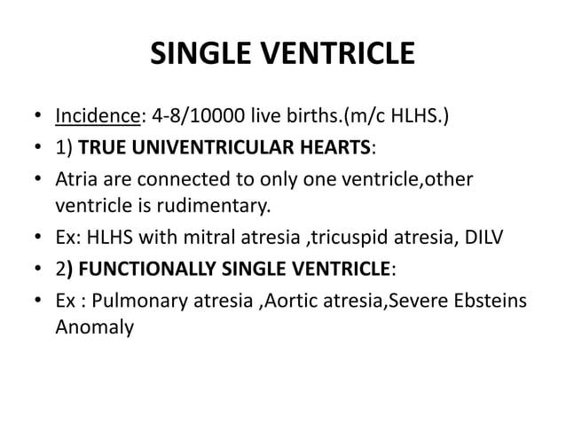 FONTAN CIRCUIT.pptx | Heart and Cardiovascular Diseases | Diseases and Conditions