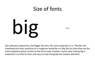 Font and colour | PPT