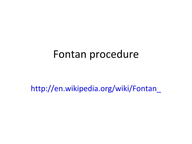Fontan procedure | PPT | Heart and Cardiovascular Diseases | Diseases ...