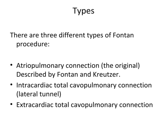 Fontan procedure | PPT