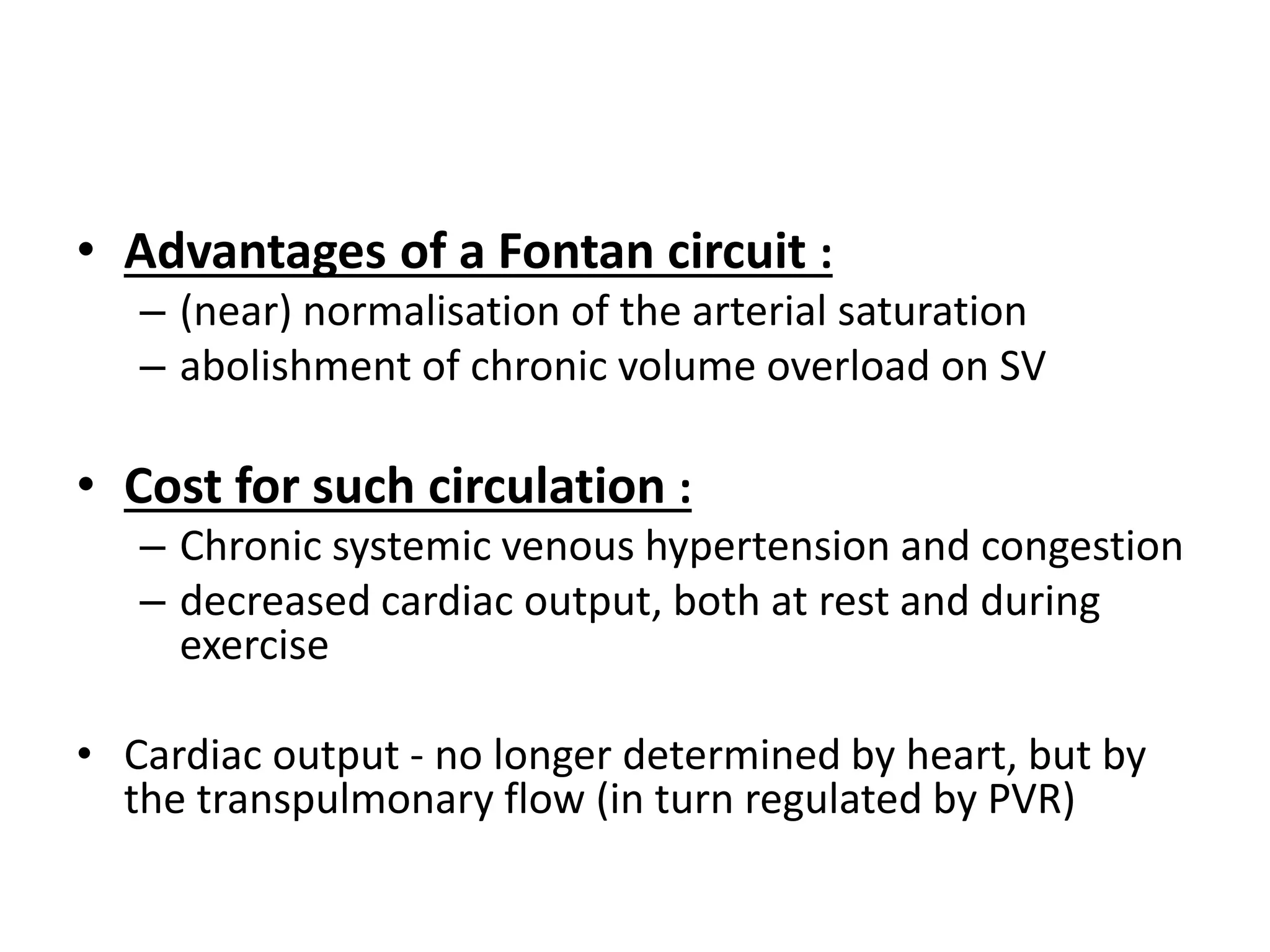 Fontan circulation | PPTX