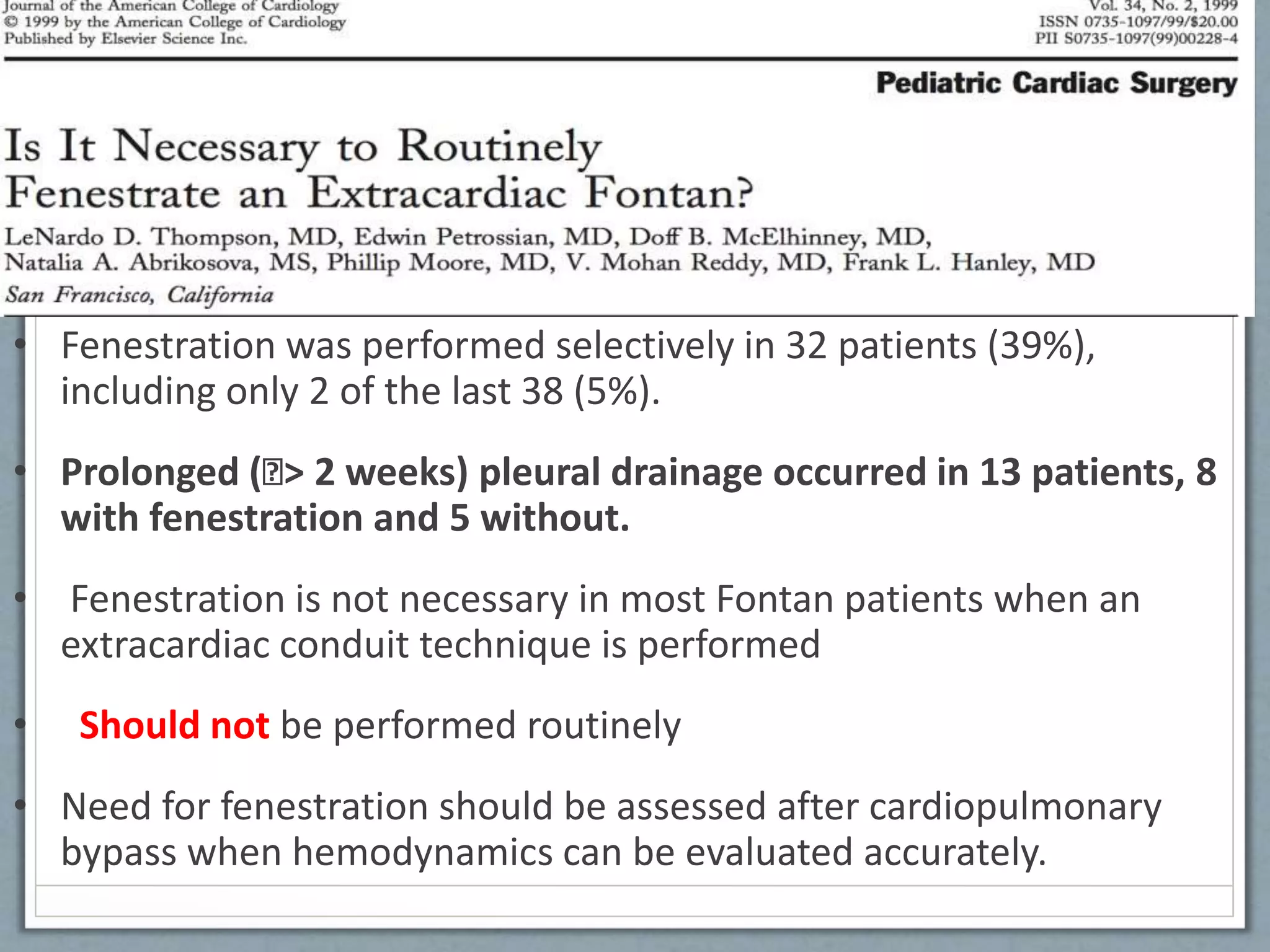 Fontan circulation | PPTX