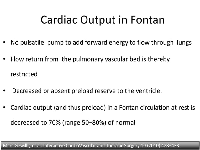 Fontan circulation | PPTX
