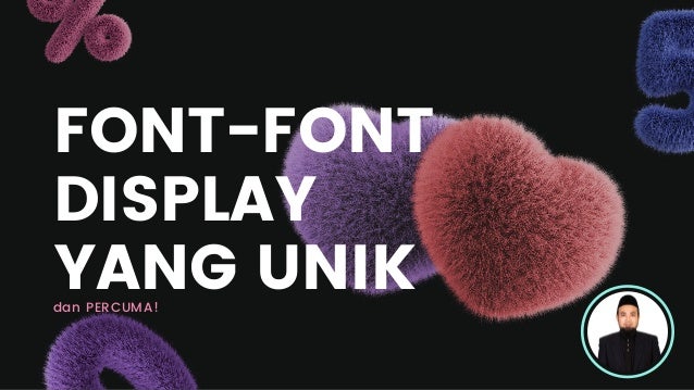 Font Display yang Unik | PDF