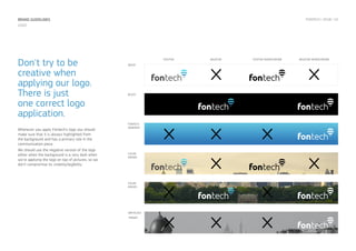 Fontech Brand Guidelines | PPT