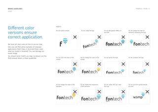 Fontech Brand Guidelines | PPT