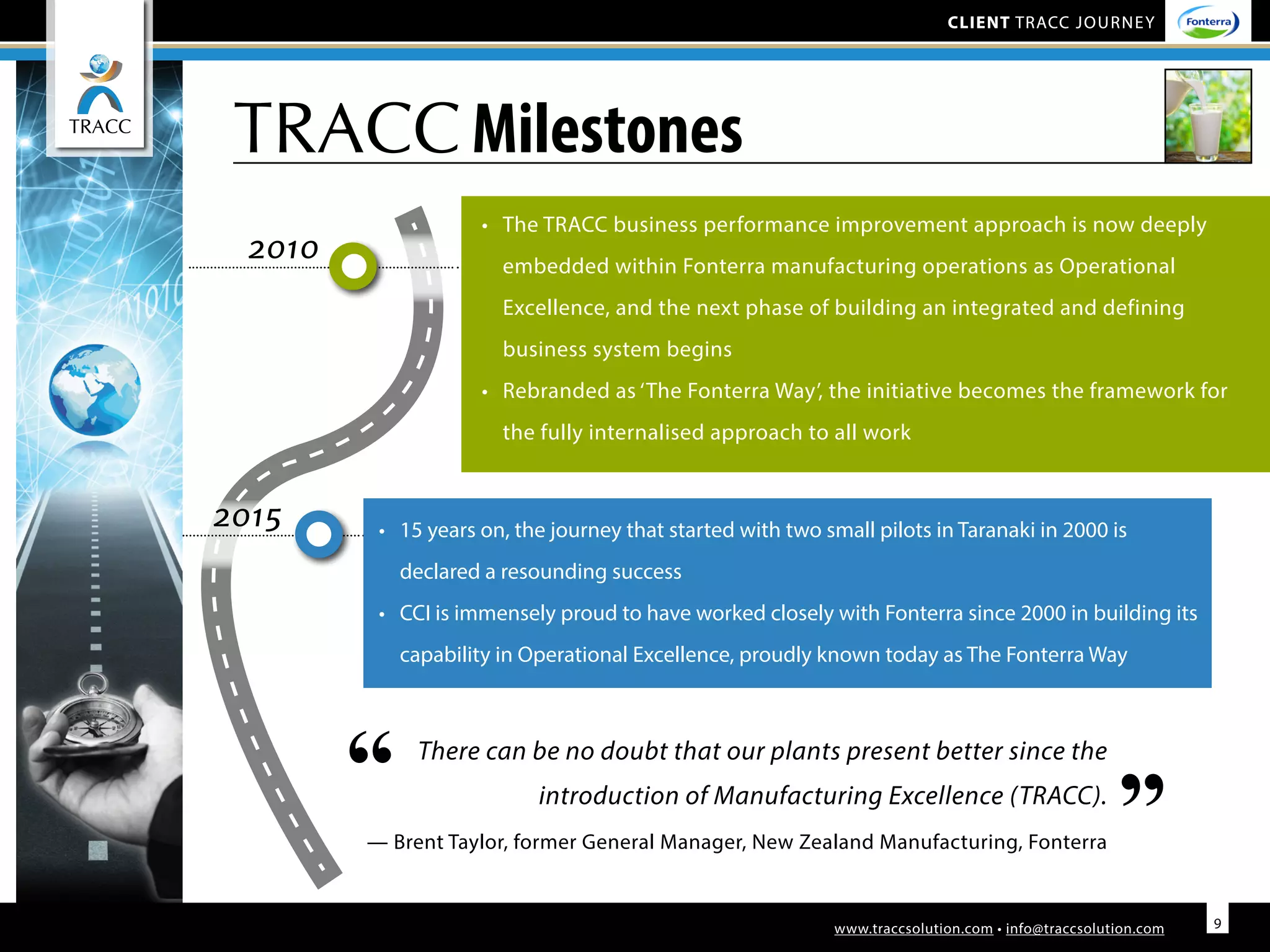 Fonterra TRACC journey to world class | PDF