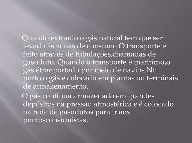 Fontes de energia-Gás Natural | PPT