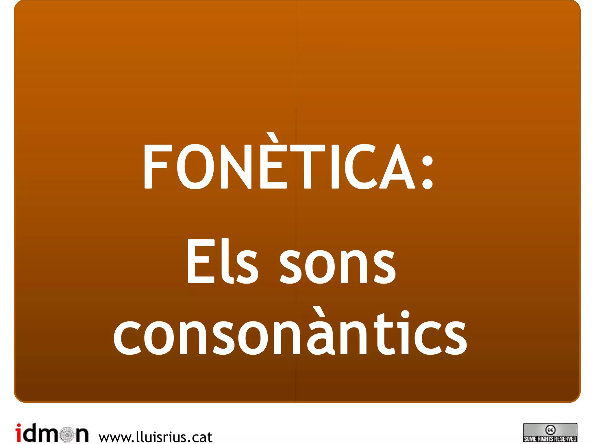 Fonètica consonants | PDF