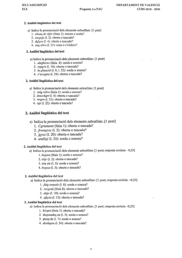 Fonètica complet fins 2018 | PDF