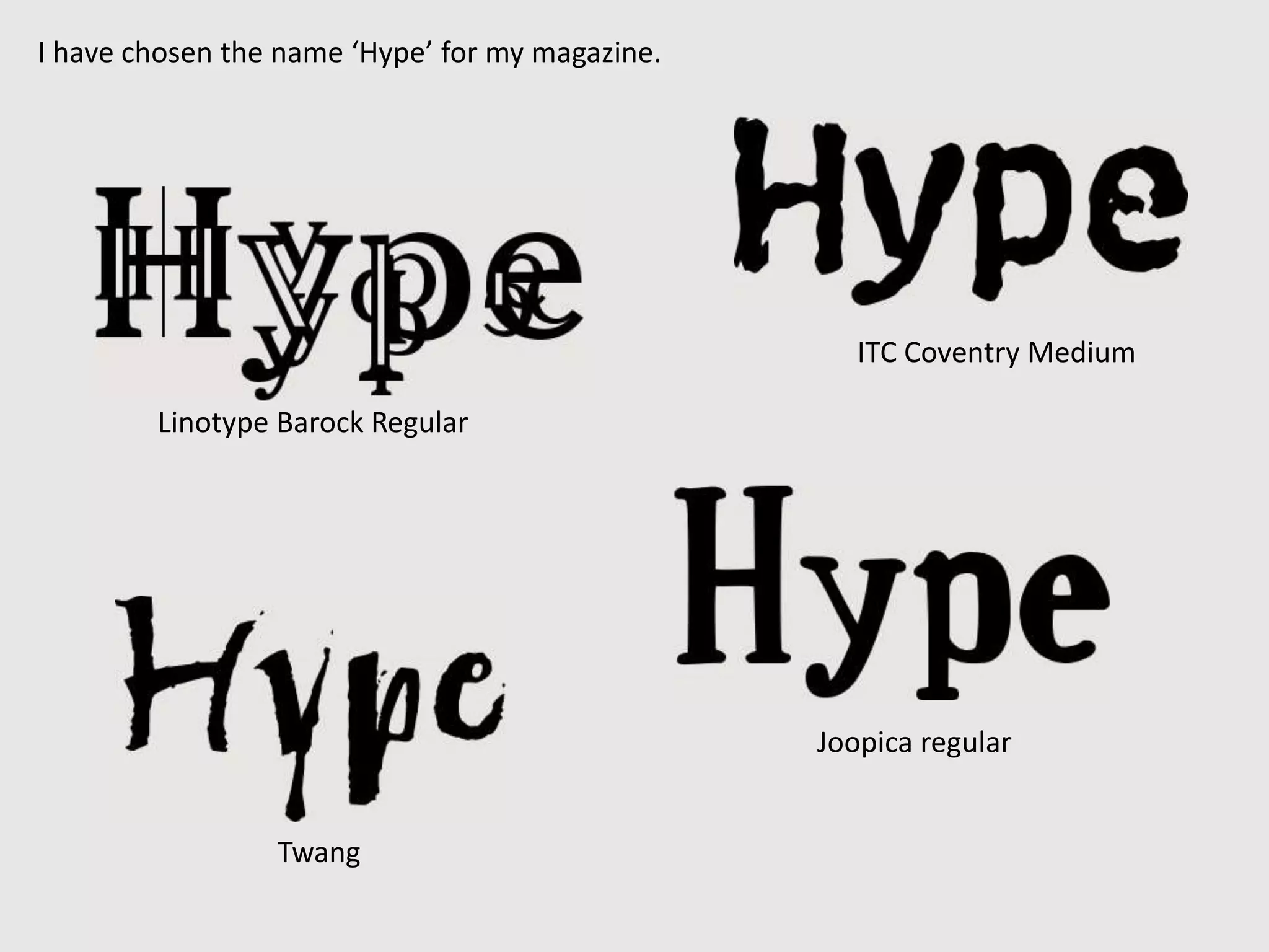Font ideas | PPTX