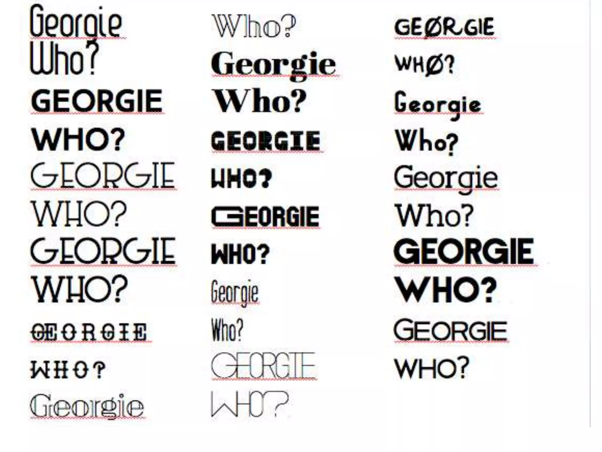 Initial Font Ideas | PPTX