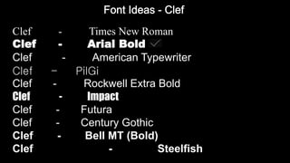 Font ideas | PPTX