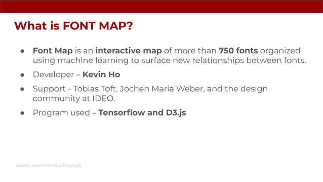 Font Map | PPT