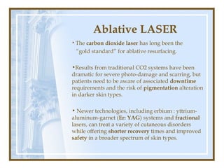 Ablative & Nonablative Lasers for Face Rejuvenation | PPT